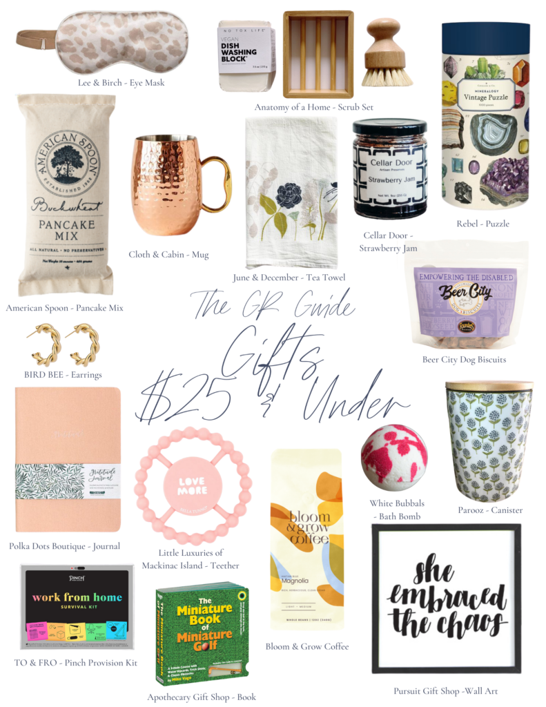 2020 Gift Guide: Gifts $25 and Under - The GR Guide