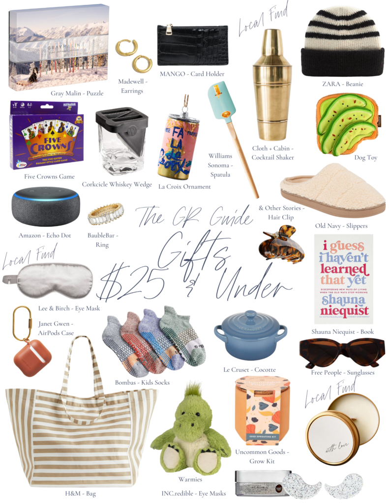 2022 Gift Guide: Gifts $25 & Under - The GR Guide